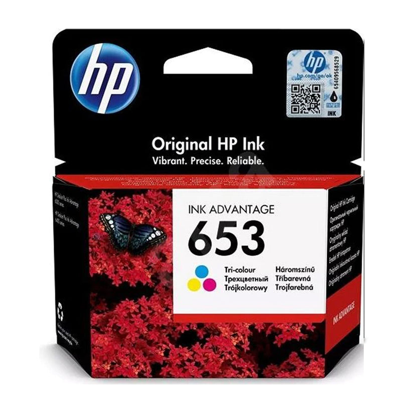 ראש דיו צבעוני HP 653